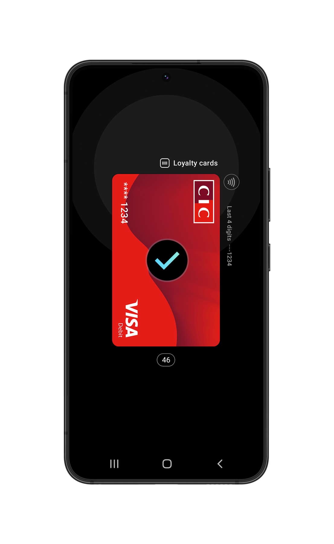 Mobile payment credit card